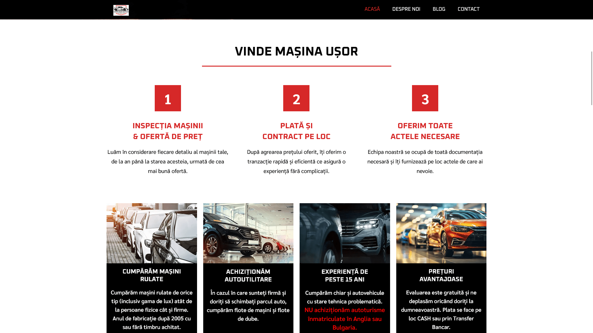 Cumpăr Mașini Rulate - SenDesign